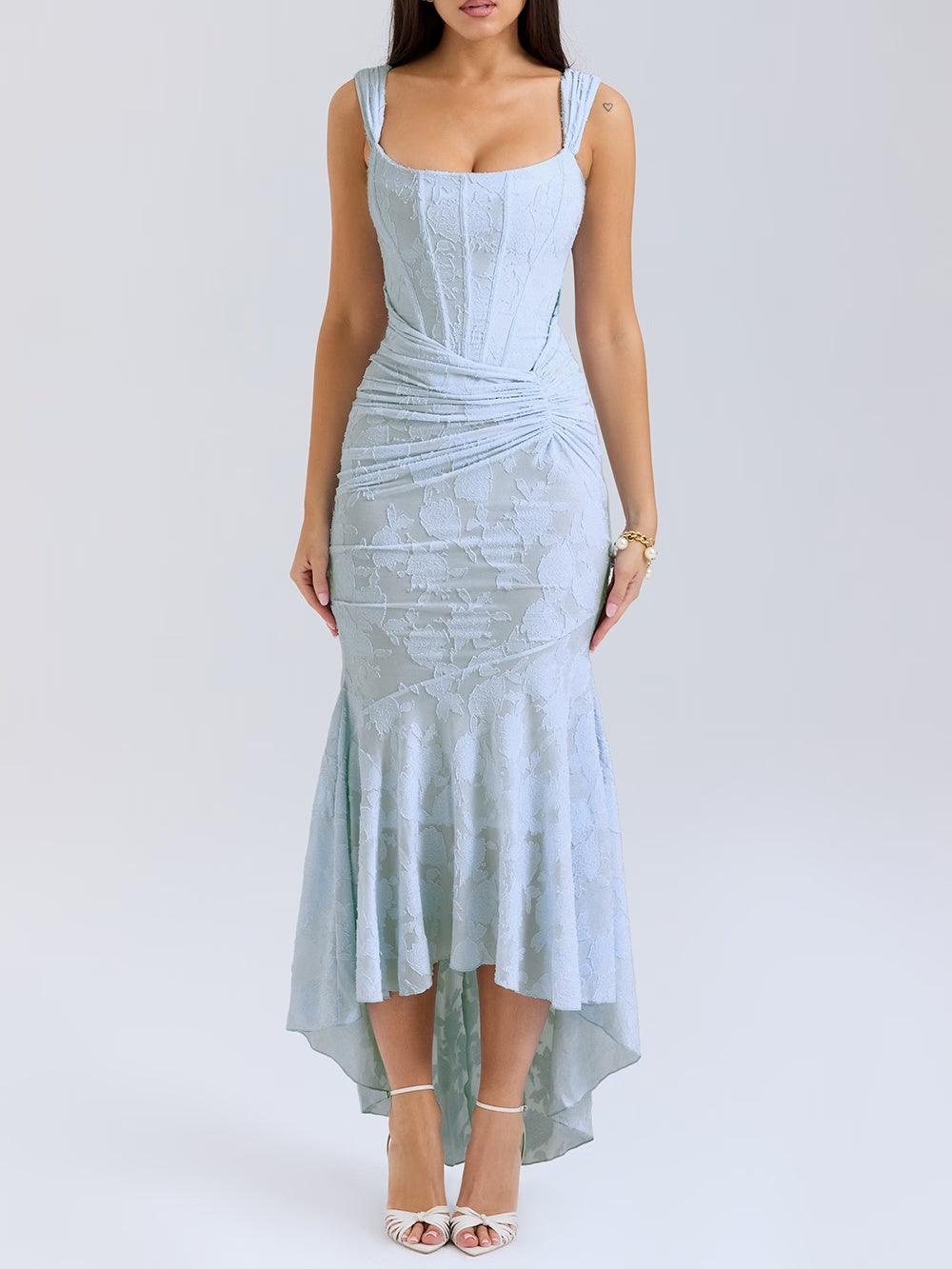 ROWAN - SKY BLOOM FLOWY MAXI DRESS – Kelly Louis